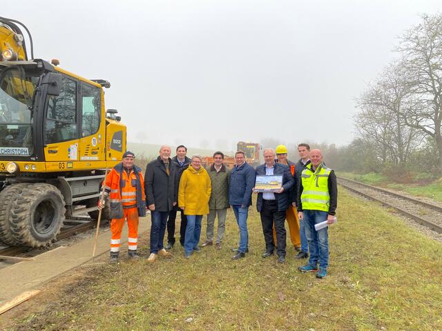 regiobahn Leiser Berge: Neue Gleisanlage im Bahnhof Hetzmannsdorf ...