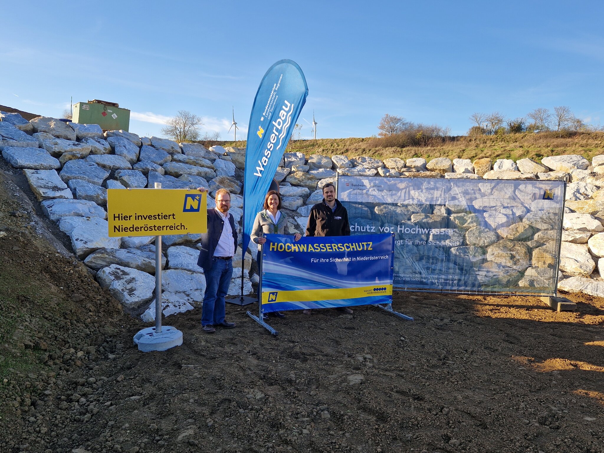 Herzogenburg: Hainerberg: "Ländliche Entwicklung-Rückhaltebecken ...