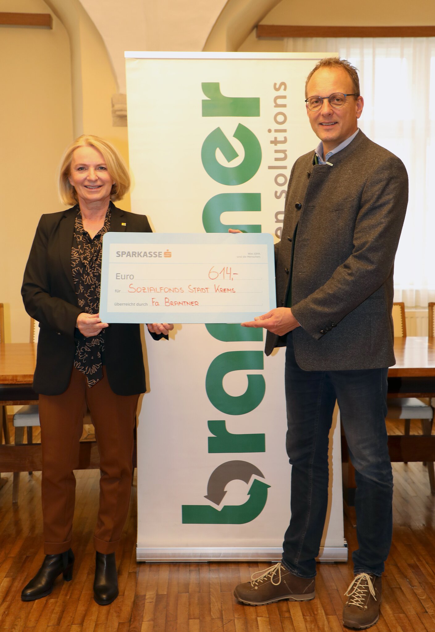 Stadt Krems: Brantner Green Solutions unterstützt sozial Schwächere - Krems