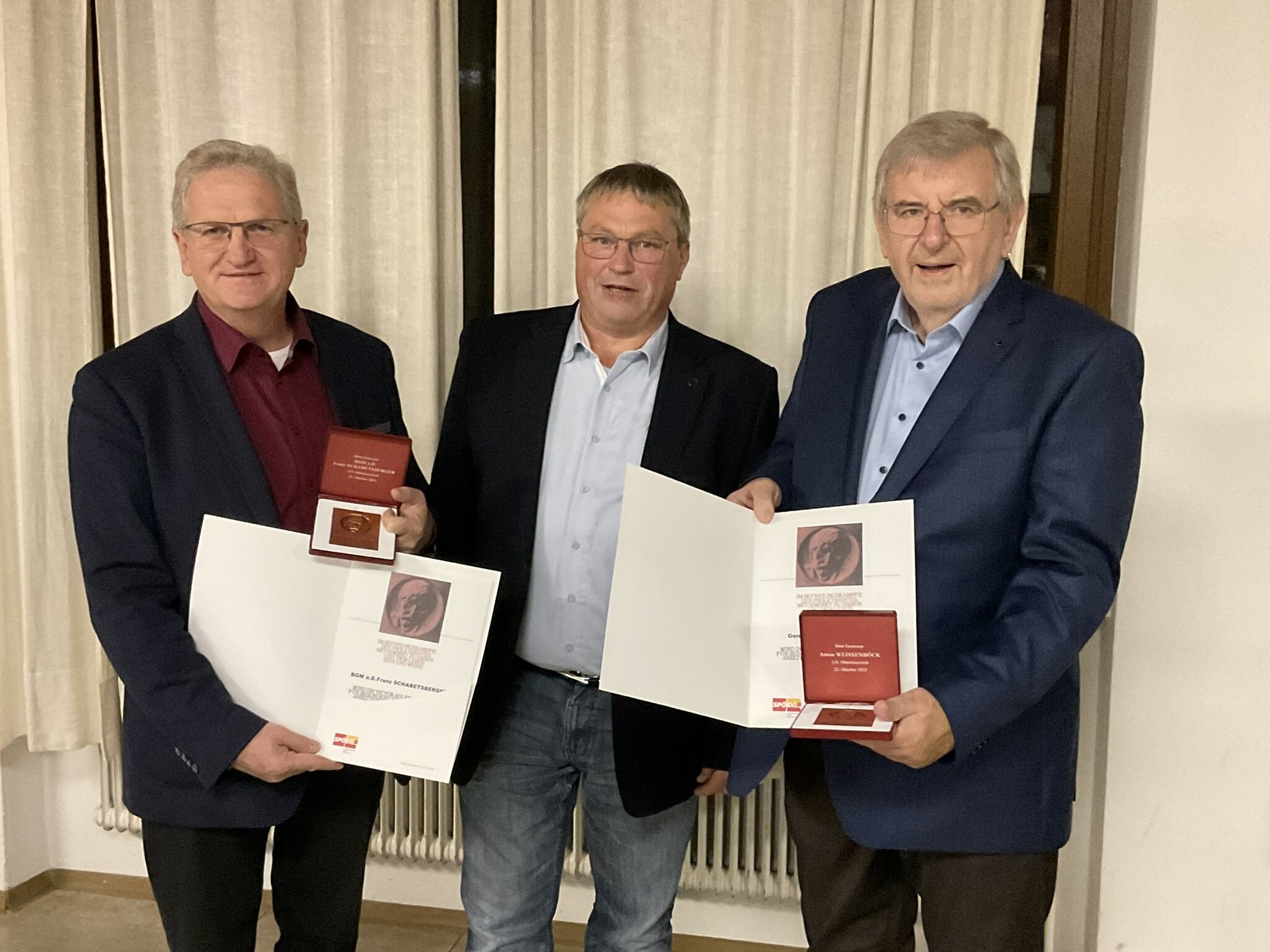 Victor-Adler-Plakette: Höchste SPÖ-Auszeichnung für zwei rote ...