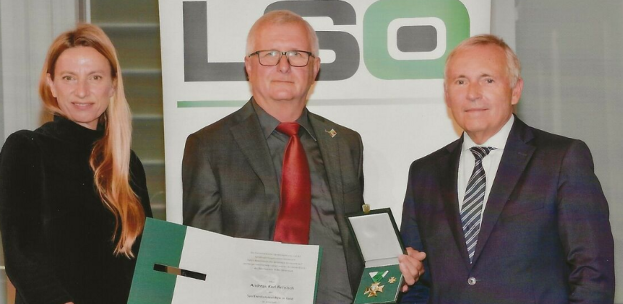 Schiedsrichter Andreas Reinisch: Sportverdienstzeichen in Gold - Voitsberg