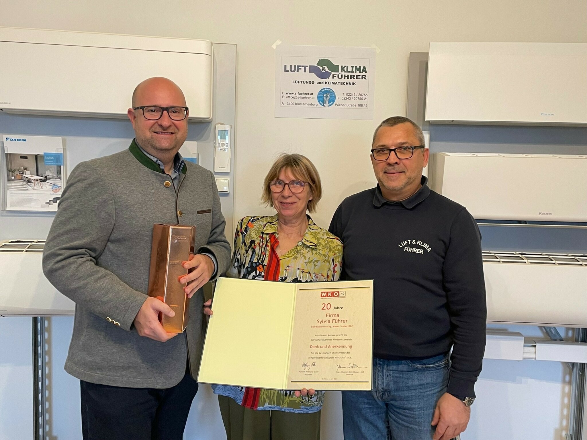 20 Jahre erfolgreich als Unternehmerpaar - Klosterneuburg