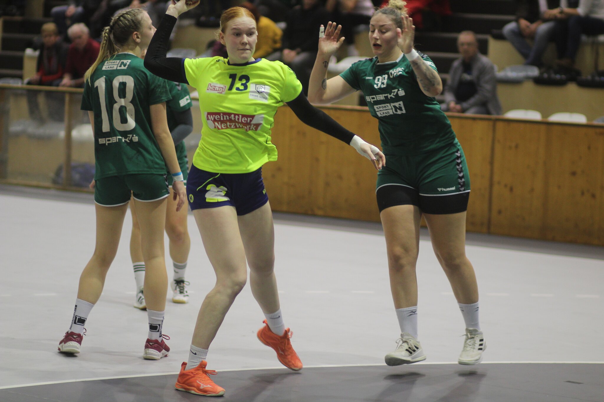Lokalduell im Damenhandball: UHC: Hollabrunn kämpft aber verliert gegen ...