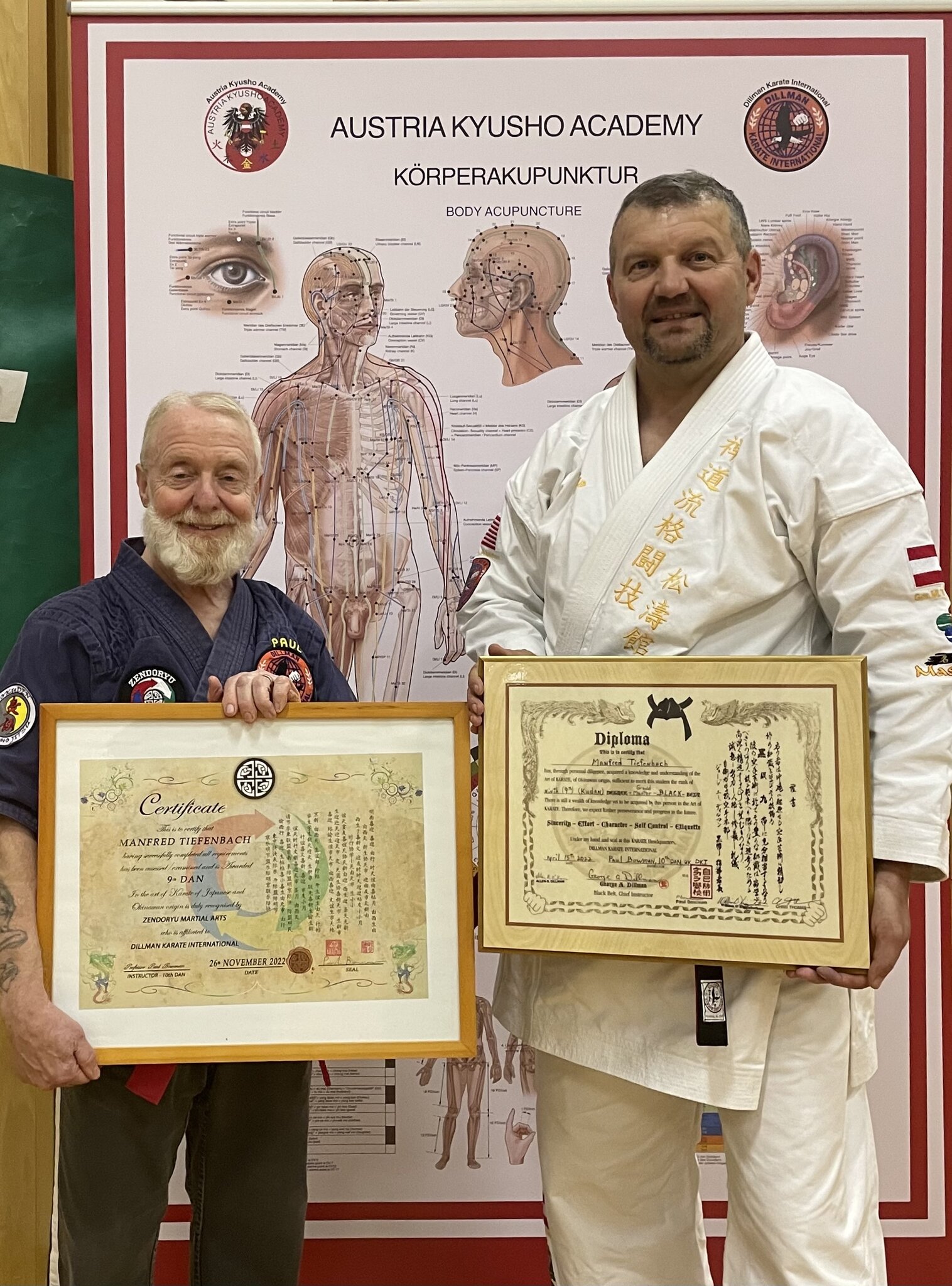 GM Manfred Tiefenbach Promotion 9. Dan!: GM Manfred Tiefenbach 9. Dan ...