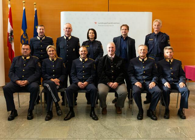 Ehrung für fünf verdiente Exekutivbeamte - Lilienfeld