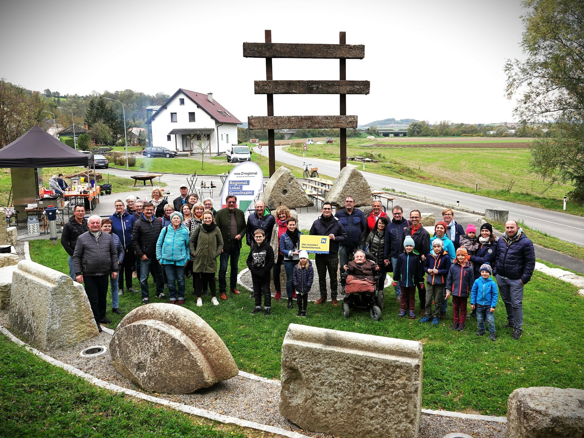 Bezirk Melk: NÖ Dorf- und Stadterneuerung: Dorfplatz Winden eröffnet - Melk