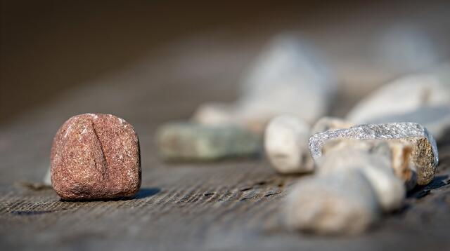 durch unsere schöne Natur.........: Die Steine werden in der Natur ...