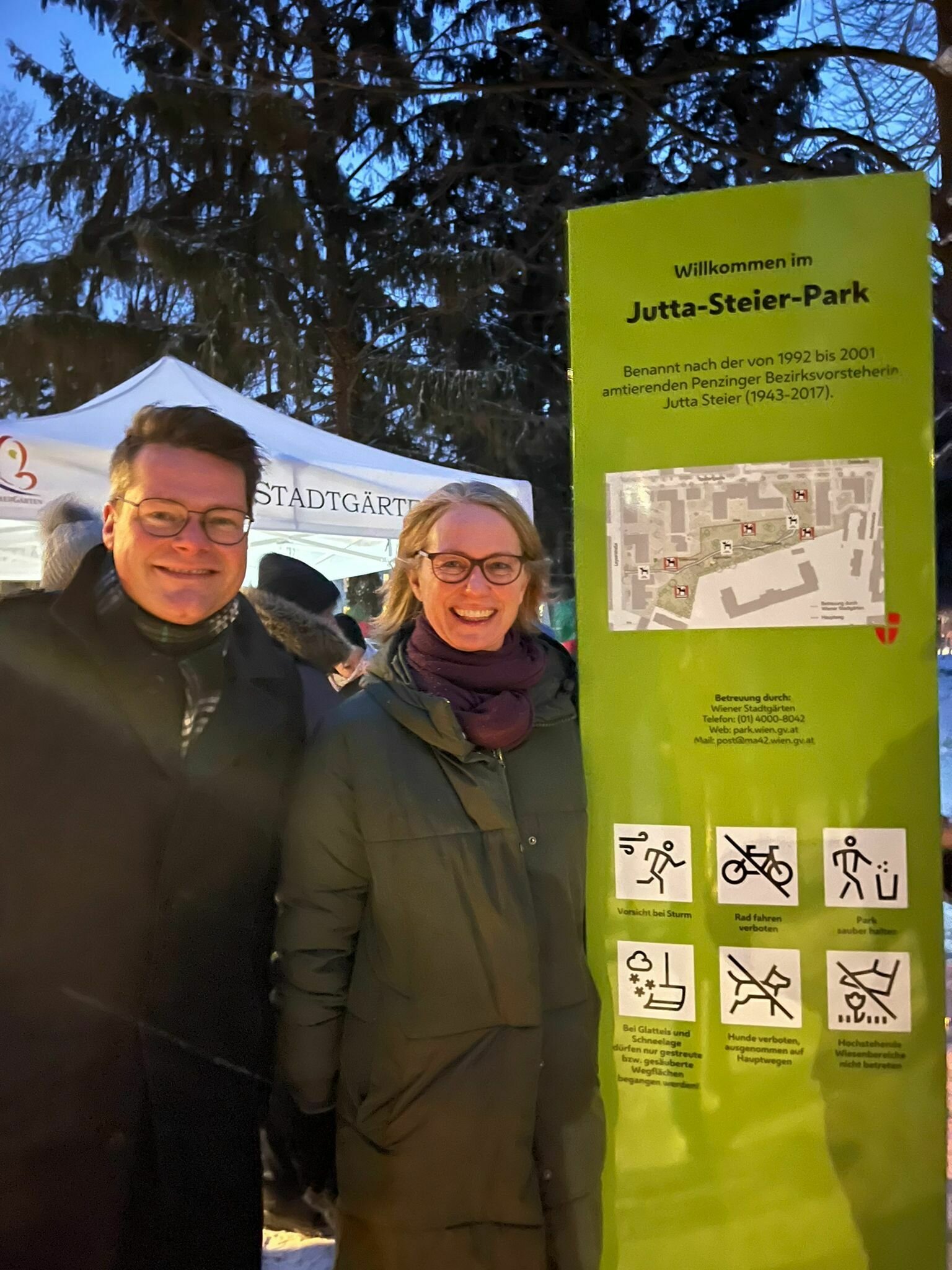 Mit Bezirksvorsteherin: Jutta-Steier-Park zum zweiten Mal eröffnet ...