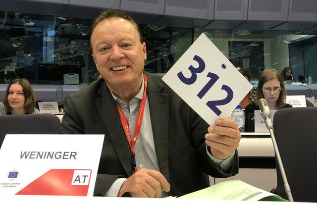 Europapolitik: Hannes Weninger weiter in Europa aktiv - Mödling