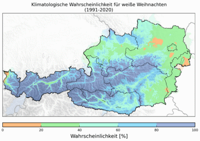 Bis zu 60 Prozent gesunken: So (un)wahrscheinlich sind weiße Weihnachten