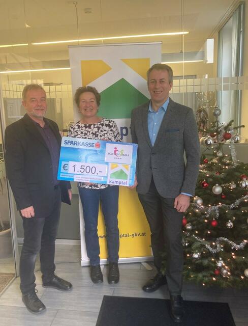 Spendenübergabe Kamptal an Verein ICH BIN ICH - Horn