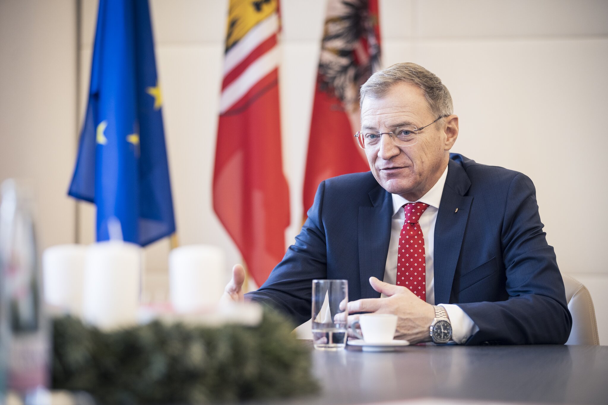 Landeshauptmann Stelzer: "Kein einziger unregistrierter Flüchtling ...