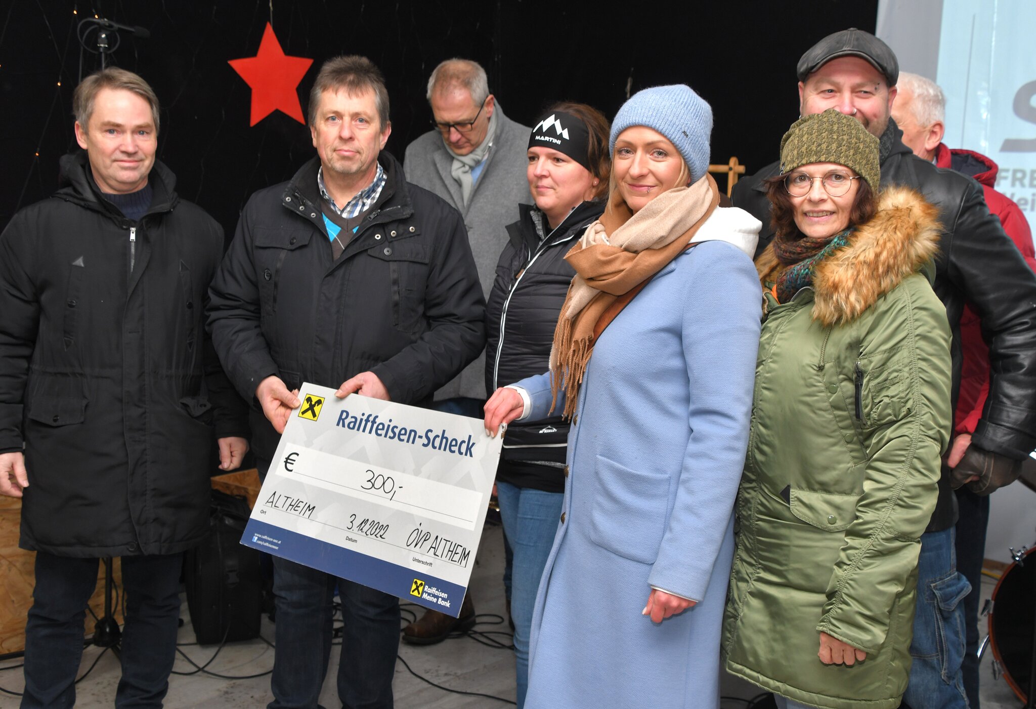 ÖVP Altheim: Spende für Diakonie Mauerkirchen - Braunau