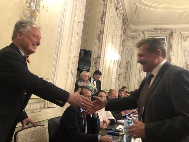 Alexander Majewski hielt Abschiedsrede - Baden