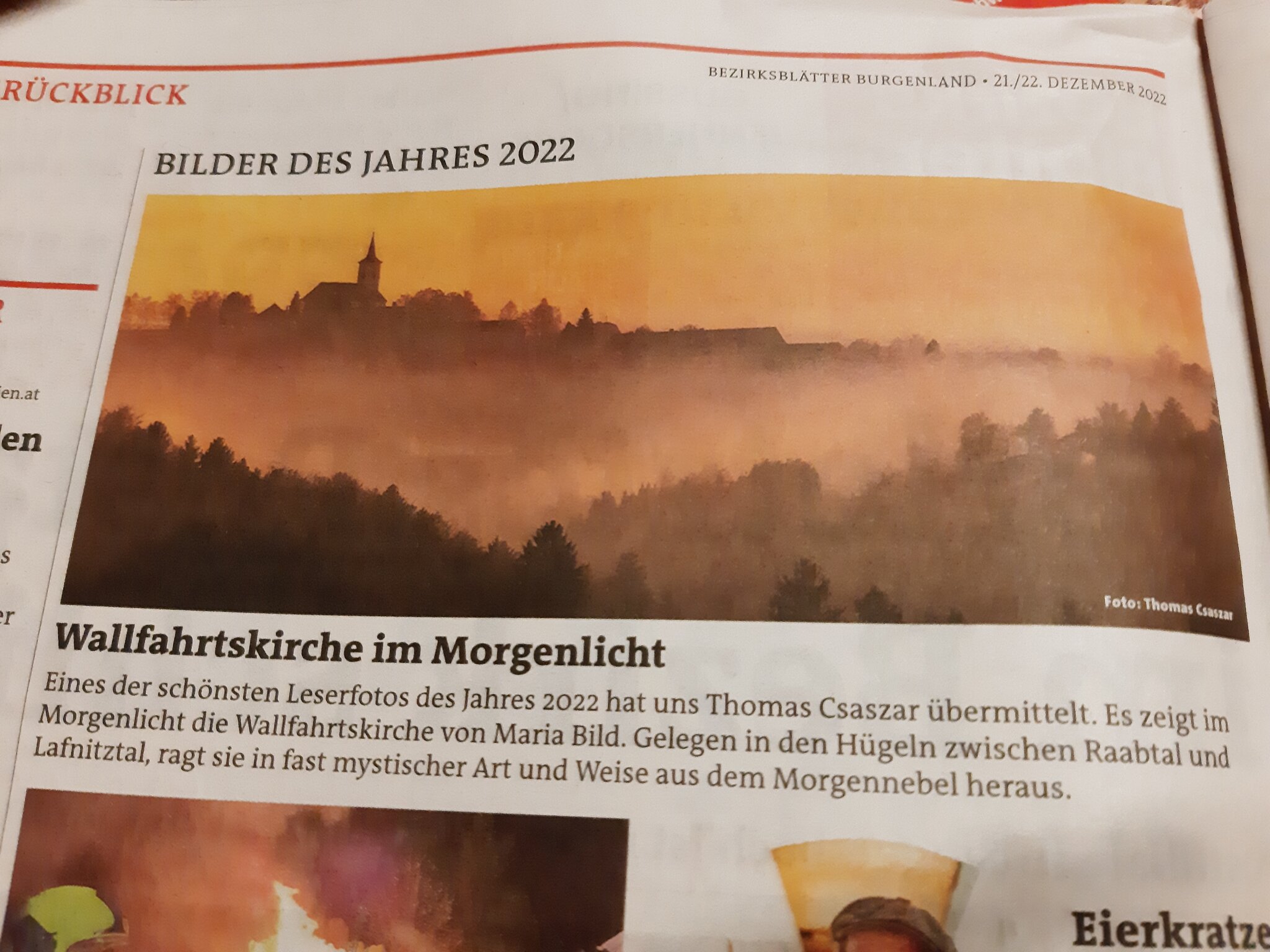 Bilder des Jahres 2022: Herzlichsten Dank - Jennersdorf