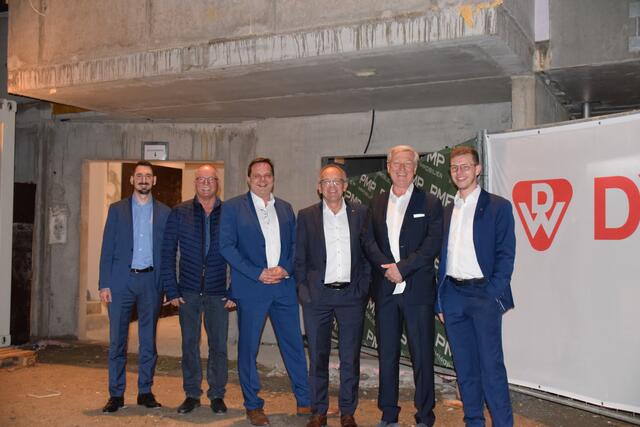 PMP Immobilien: Gleichenfeier am Korneuburger Bankmannring - Korneuburg