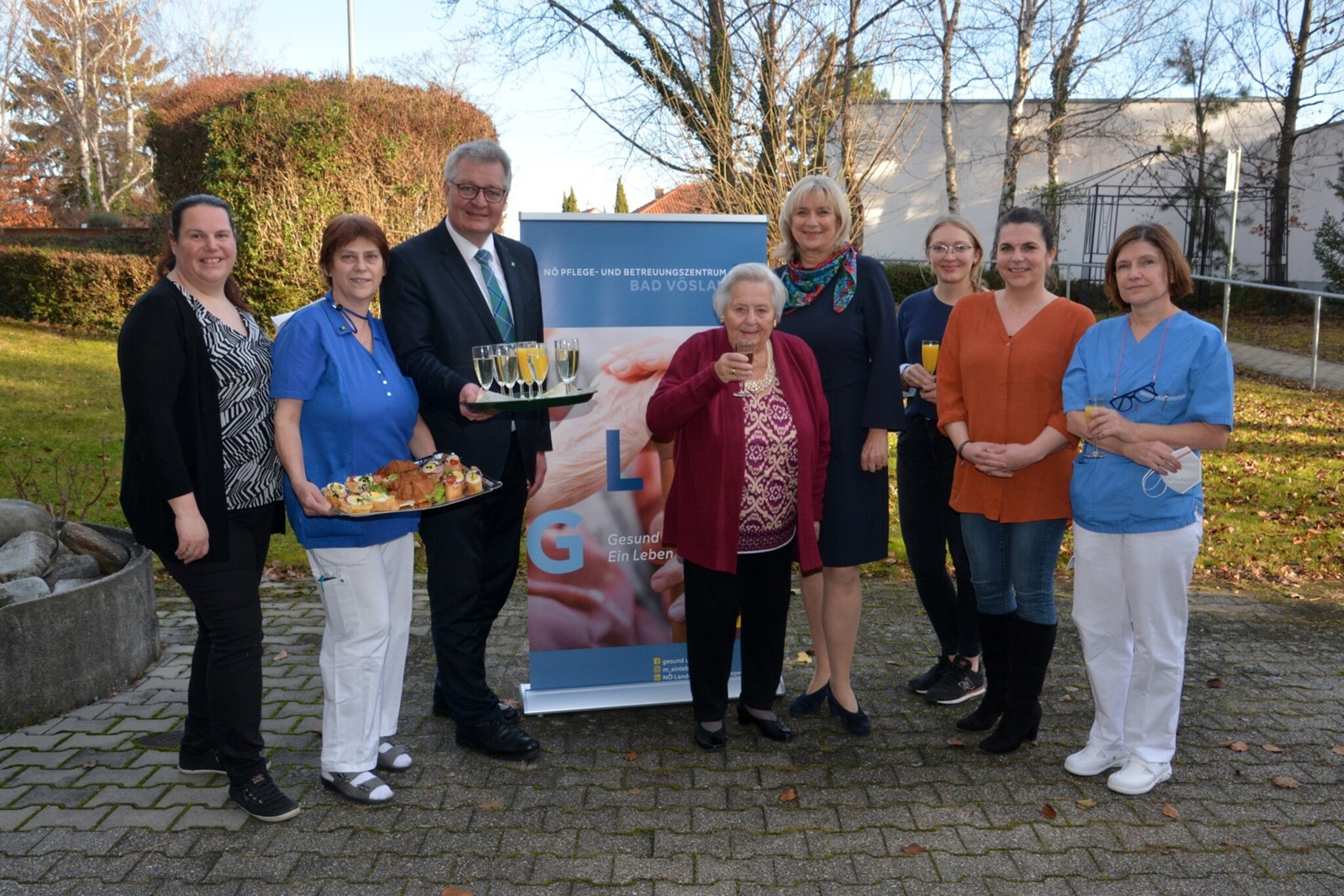 Prosit: Neujahrsempfang im Pflege- und Betreuungszentrum in Bad Vöslau ...