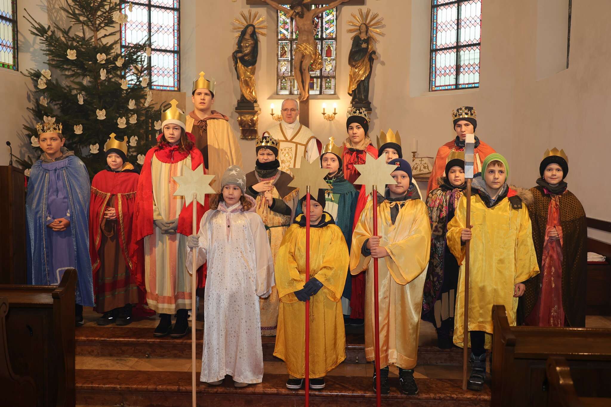 Heilige drei Könige: Sternsinger in der Pfarre Immendorf - Hollabrunn