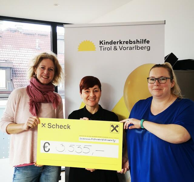 Mit über 3.500 Euro: Jugendzentrum Stams hilft der Kinderkrebshilfe - Imst