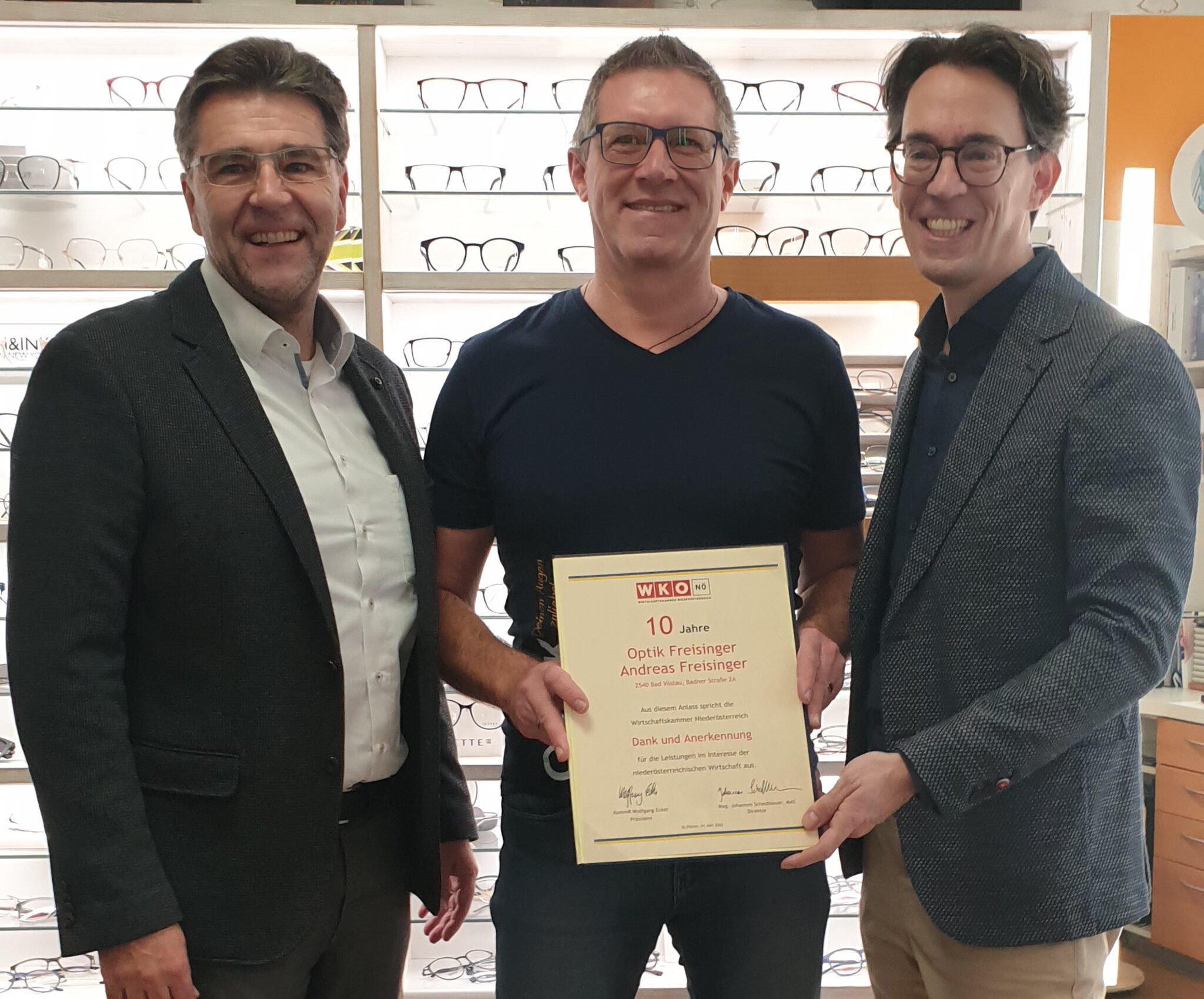 Lebe deinen Traum: Zehn erfolgreiche Jahre Optik Freisinger in Vöslau ...