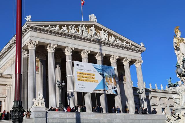 Eröffnung vom Parlament in Wien - Tag der offenen Tür - Wien