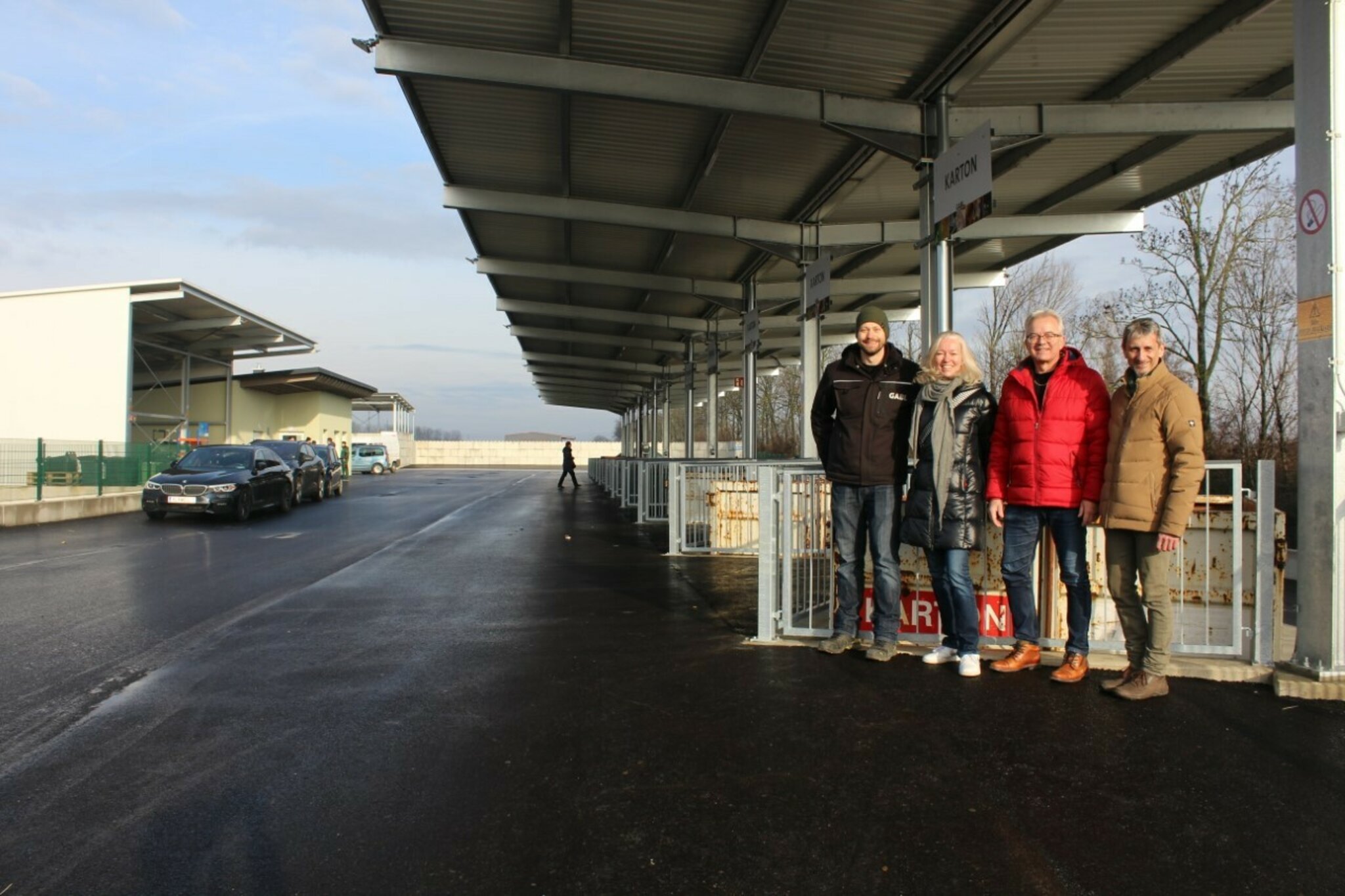 Bruck an der Leitha: Neues Wertstoffzentrum öffnete seine Türen - Bruck an der Leitha