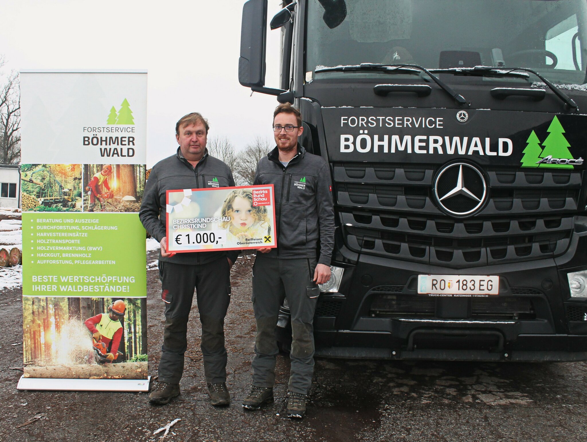 BezirksRundSchau Christkind: Forstservice Böhmerwald spendet 1.000 Euro ...
