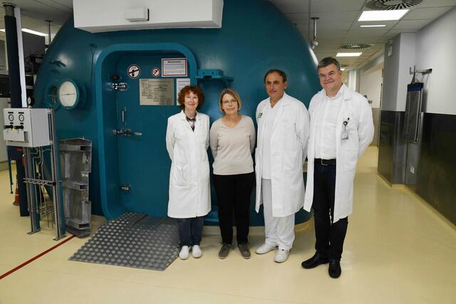 Österreich-Premiere: Wahlgrazerin dank LKH-Druckkammer schmerzfrei - Graz