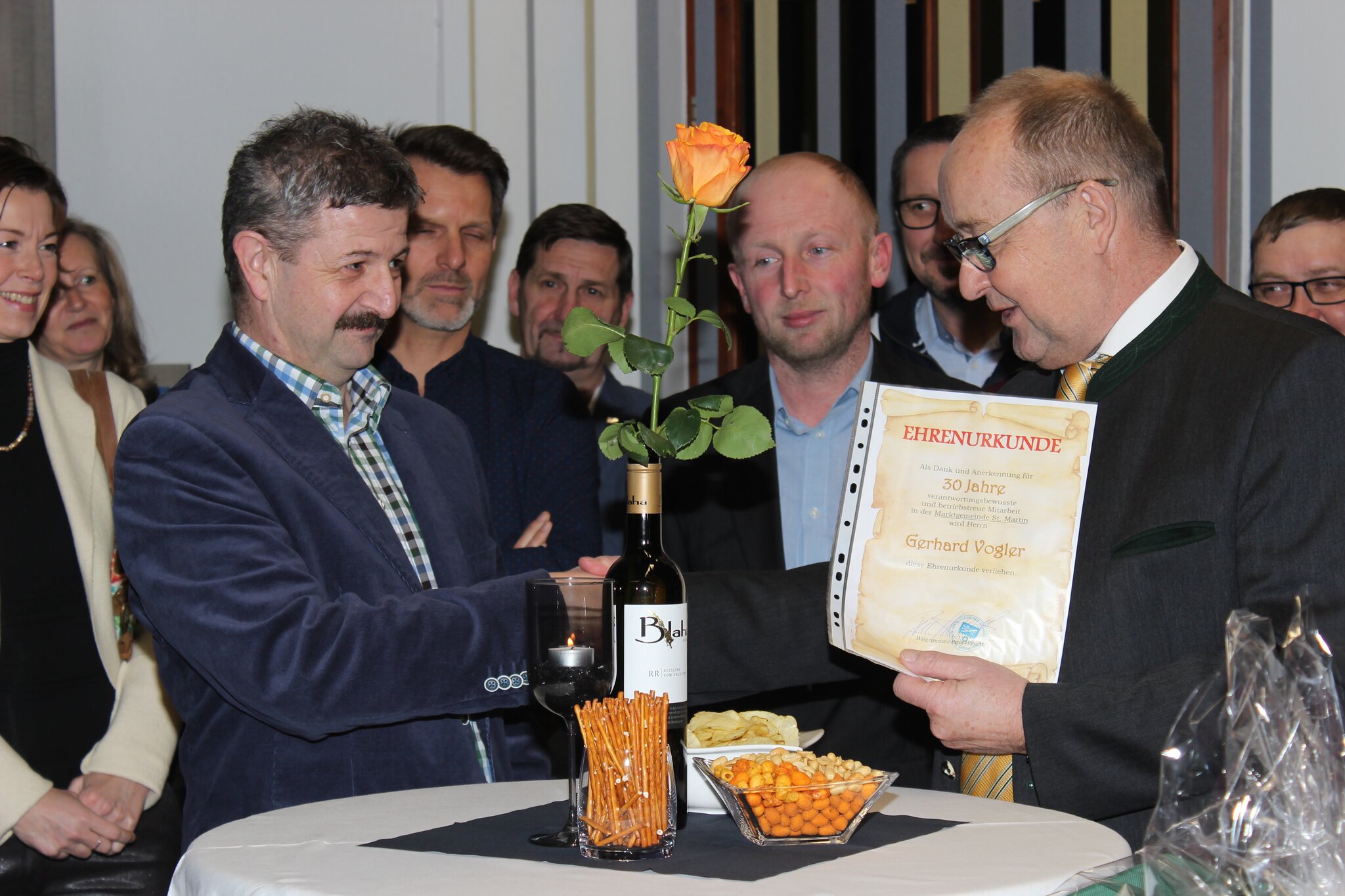 St. Martin: 30-Jahr-Jubiläum von Amtsleiter Gerhard Vogler - Gmünd