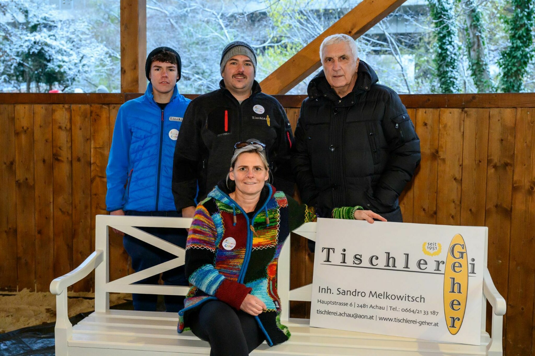 Parkbänke: Tischlerei Geher setzt sich fürs Regenbogental ein - Baden