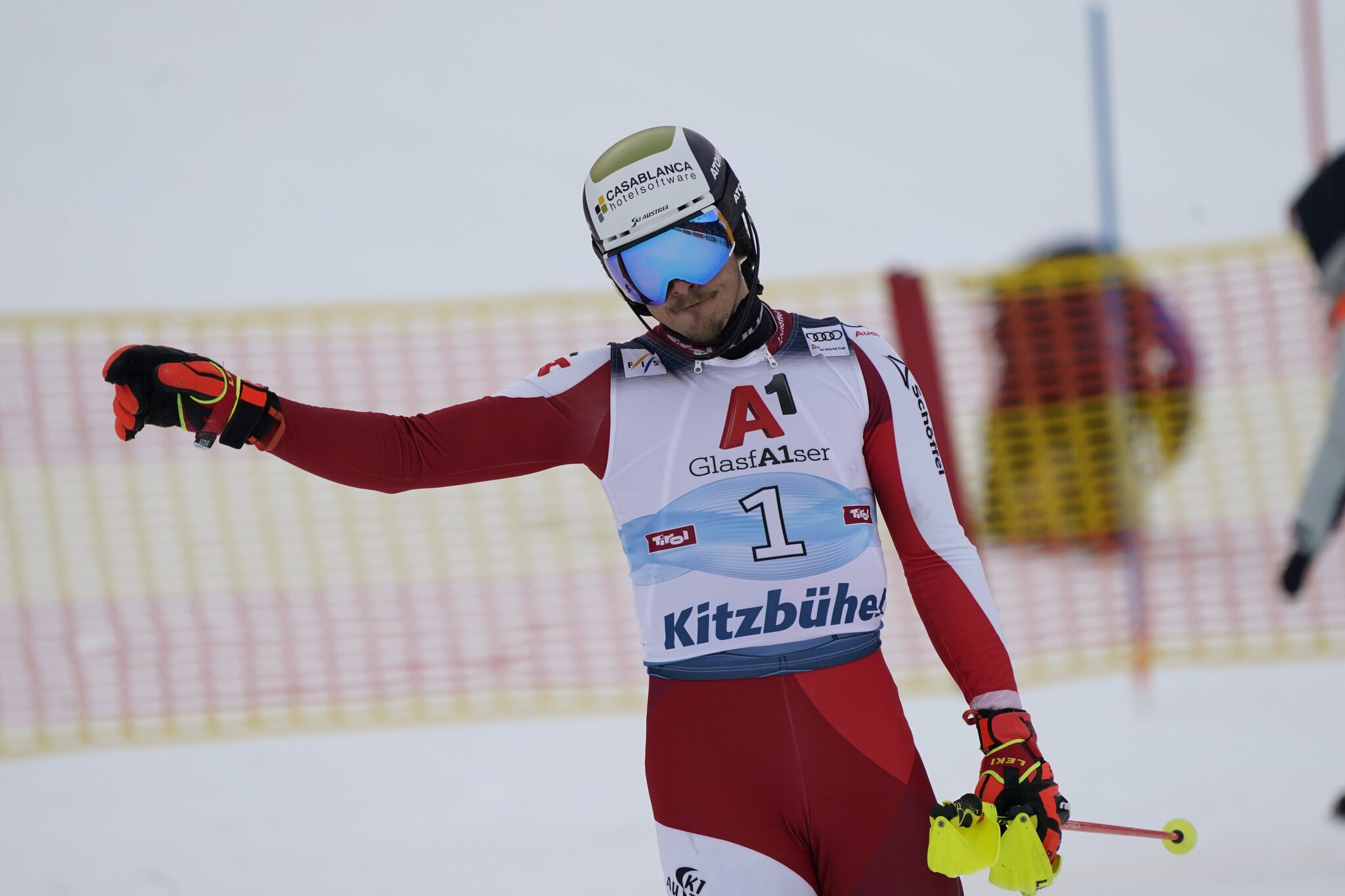 Slalom in Kitzbühel: Manuel Feller scheidet im zweiten Durchgang aus