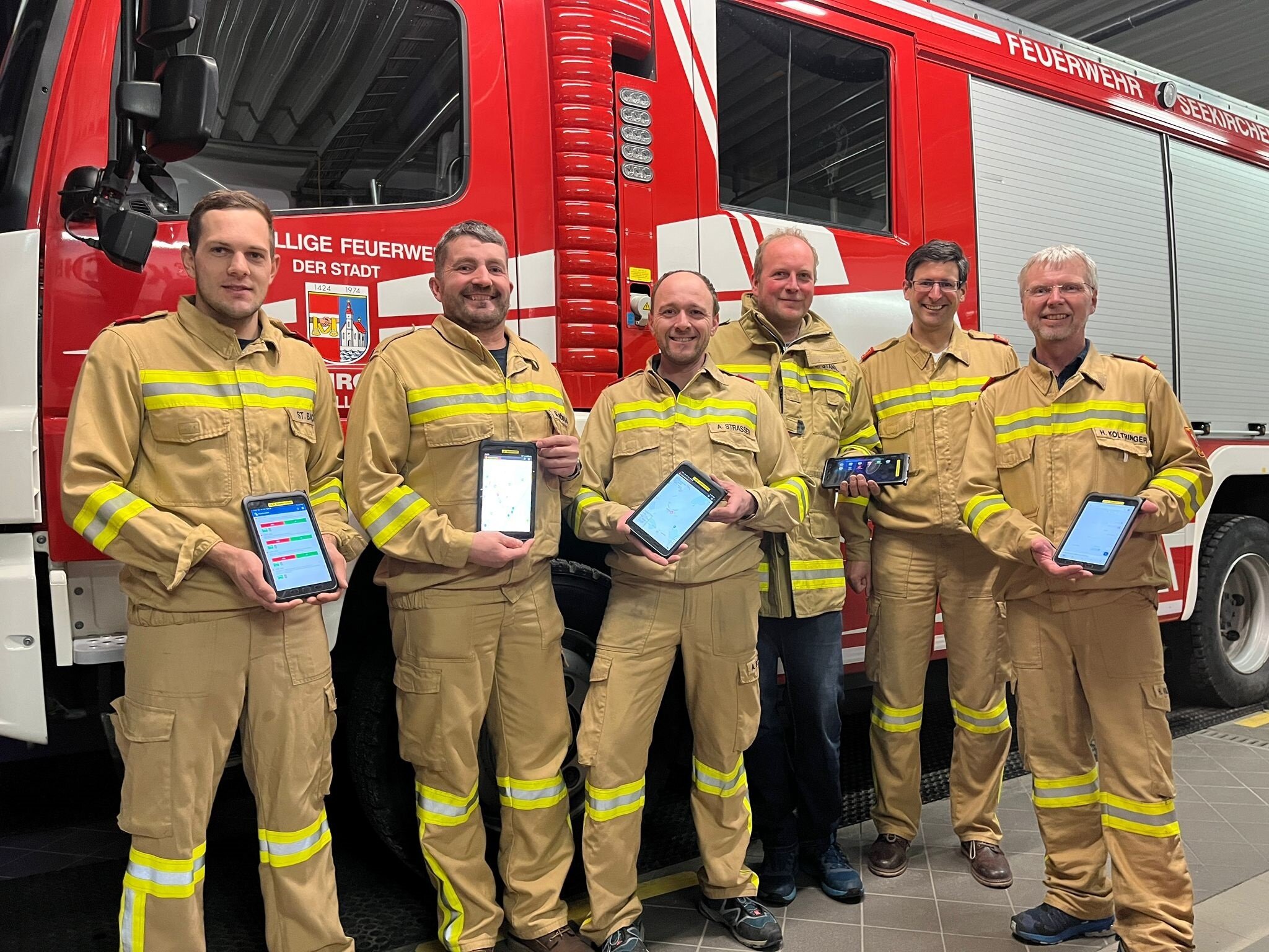 Tablets im Einsatz: Digitale Unterstützung für die Feuerwehr Seekirchen ...