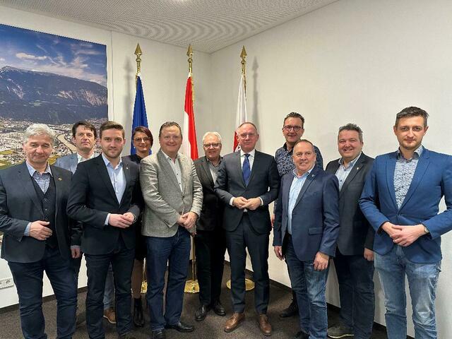 Minister zu Gast: Hoher Besuch in der Marktgemeinde Vomp - Schwaz