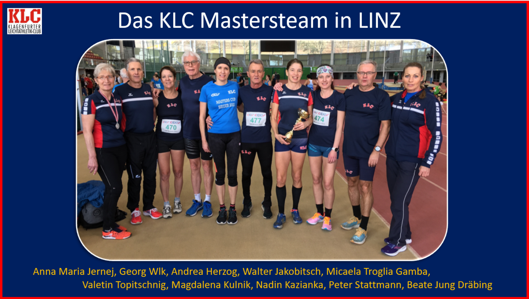 Leichtathletik: KLC Mastersteam mit Topleistungen bei den ÖM in LINZ ...