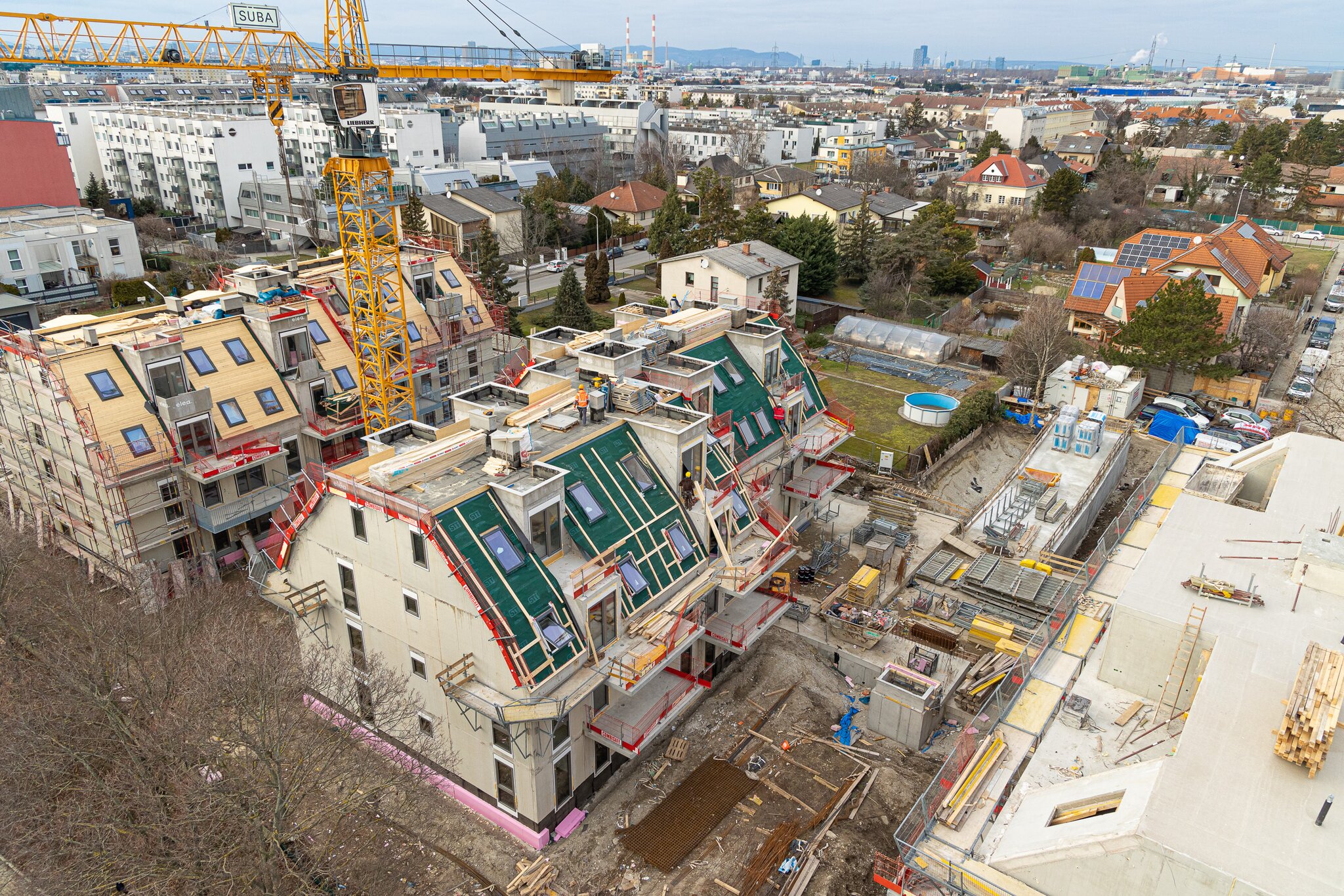 Gleichenfeier Simmering: Rohbau in der Mailergasse 21 ist ...