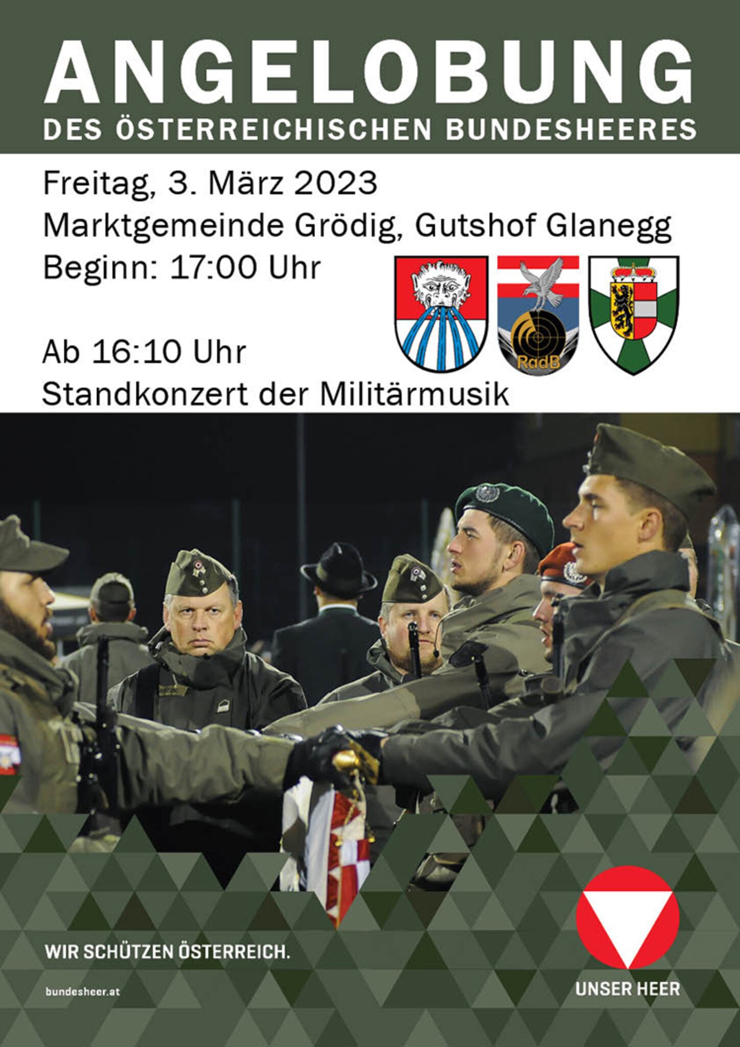 Bundesheer: Verteidigungsministerin Tanner bei Angelobung in Grödig ...