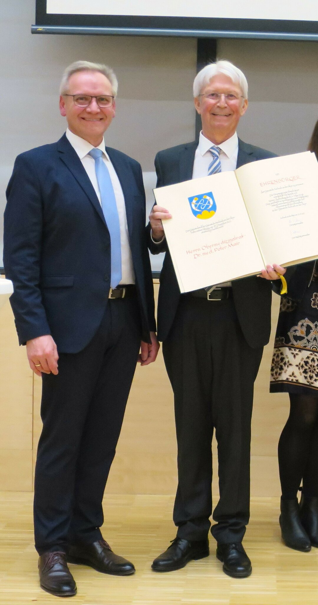 Bürgermeisterempfang: Neuer Ehrenbürger in Aschach - Steyr & Steyr Land