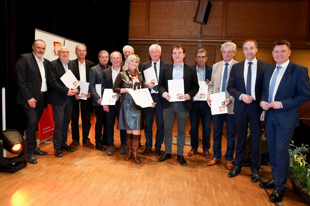 Bezirk Oberwart: Ehrungen für Bürgermeister und Vizebürgermeister ...