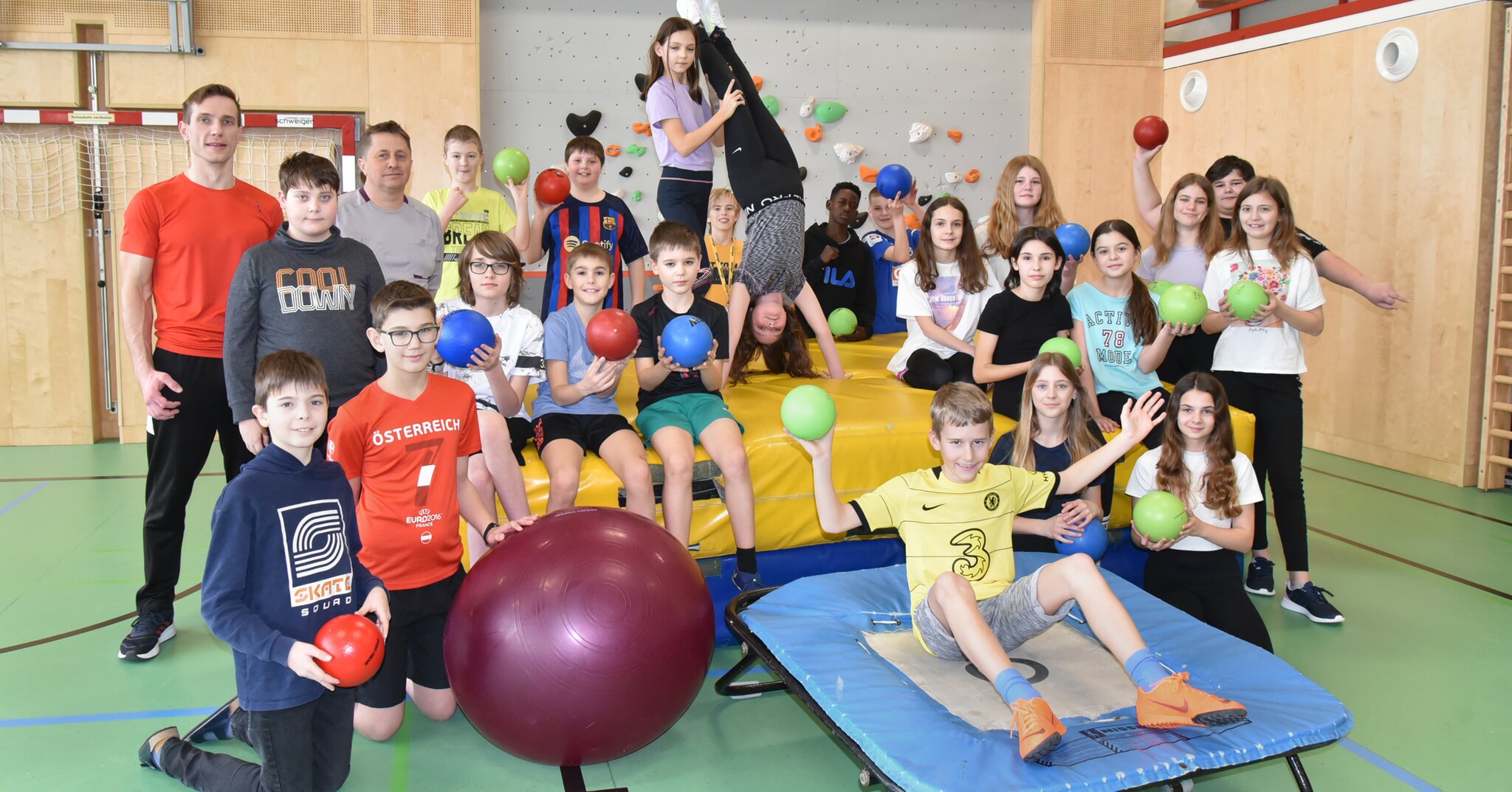 Gesund durch Bewegung: Turnstunde in Zellerndorf - Hollabrunn