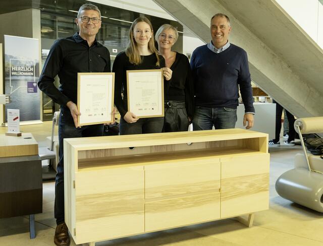 "Gestaltung und Design": Tischlerhandwerk vor den Vorhang geholt - Tirol