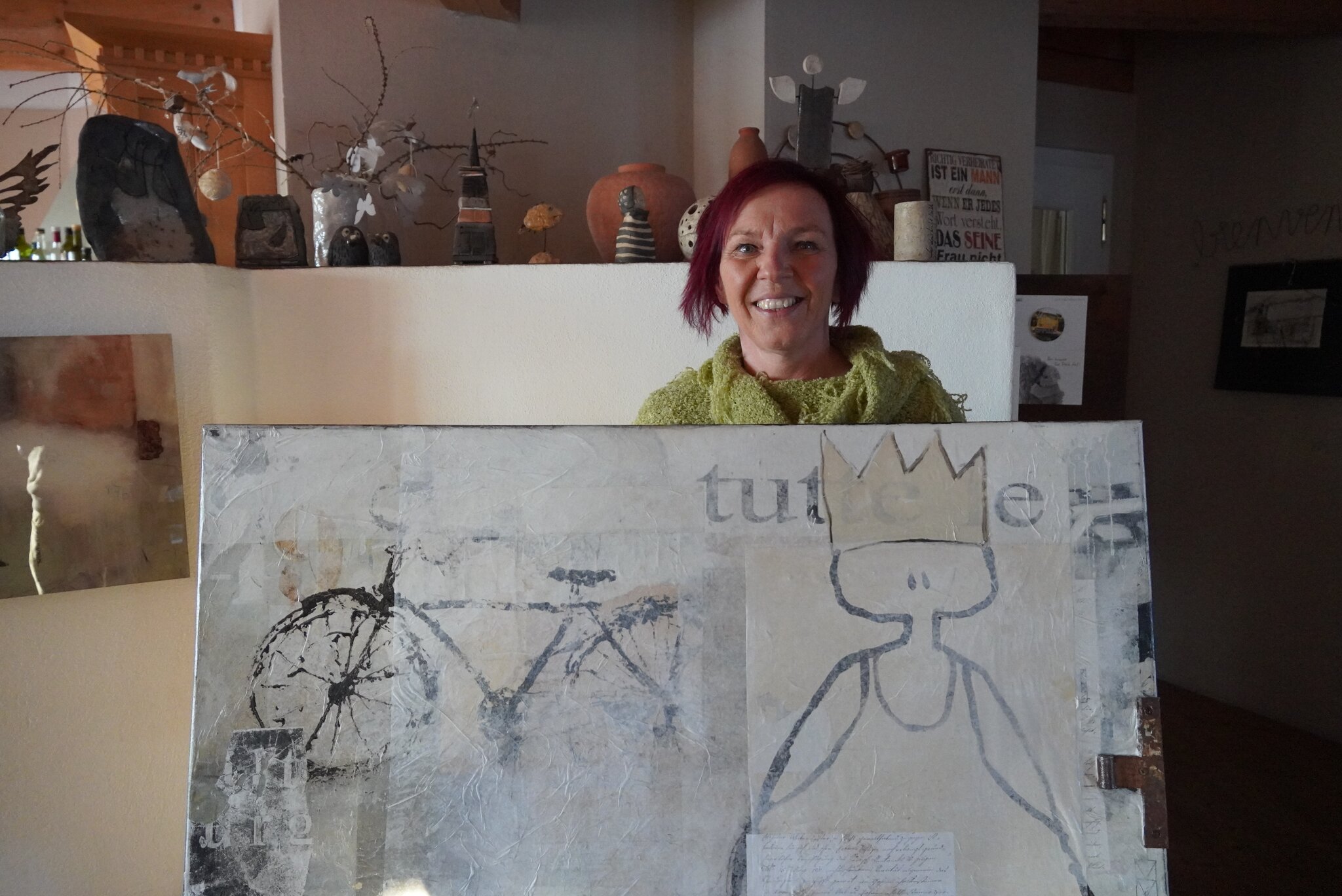 Malerei: Michaela Mara aus Faistenau begeistert mit ihrer Kunst - Flachgau