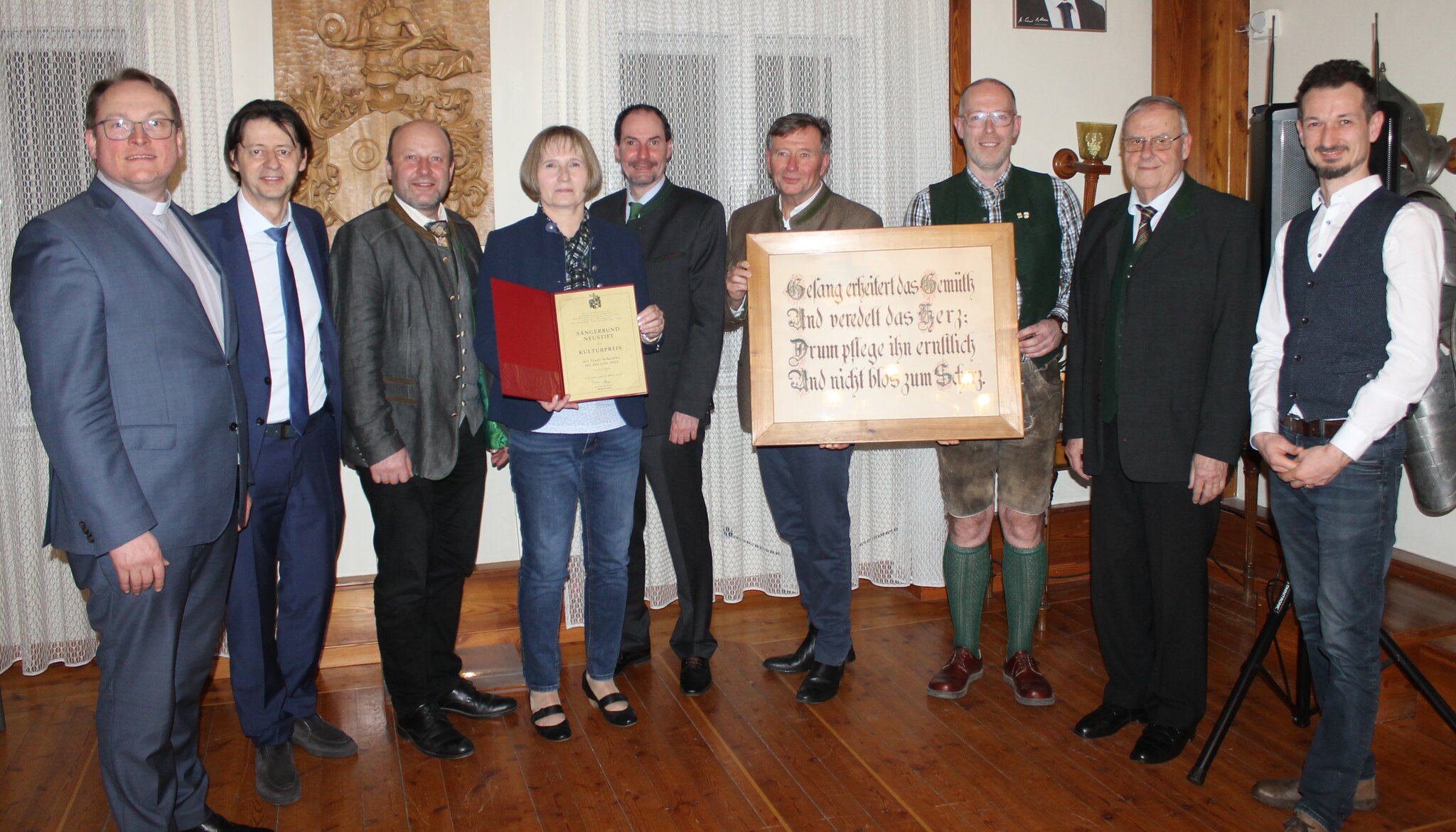 Auszeichnung: Scheibbser Kulturpreis ging an den Sängerbund Neustift ...