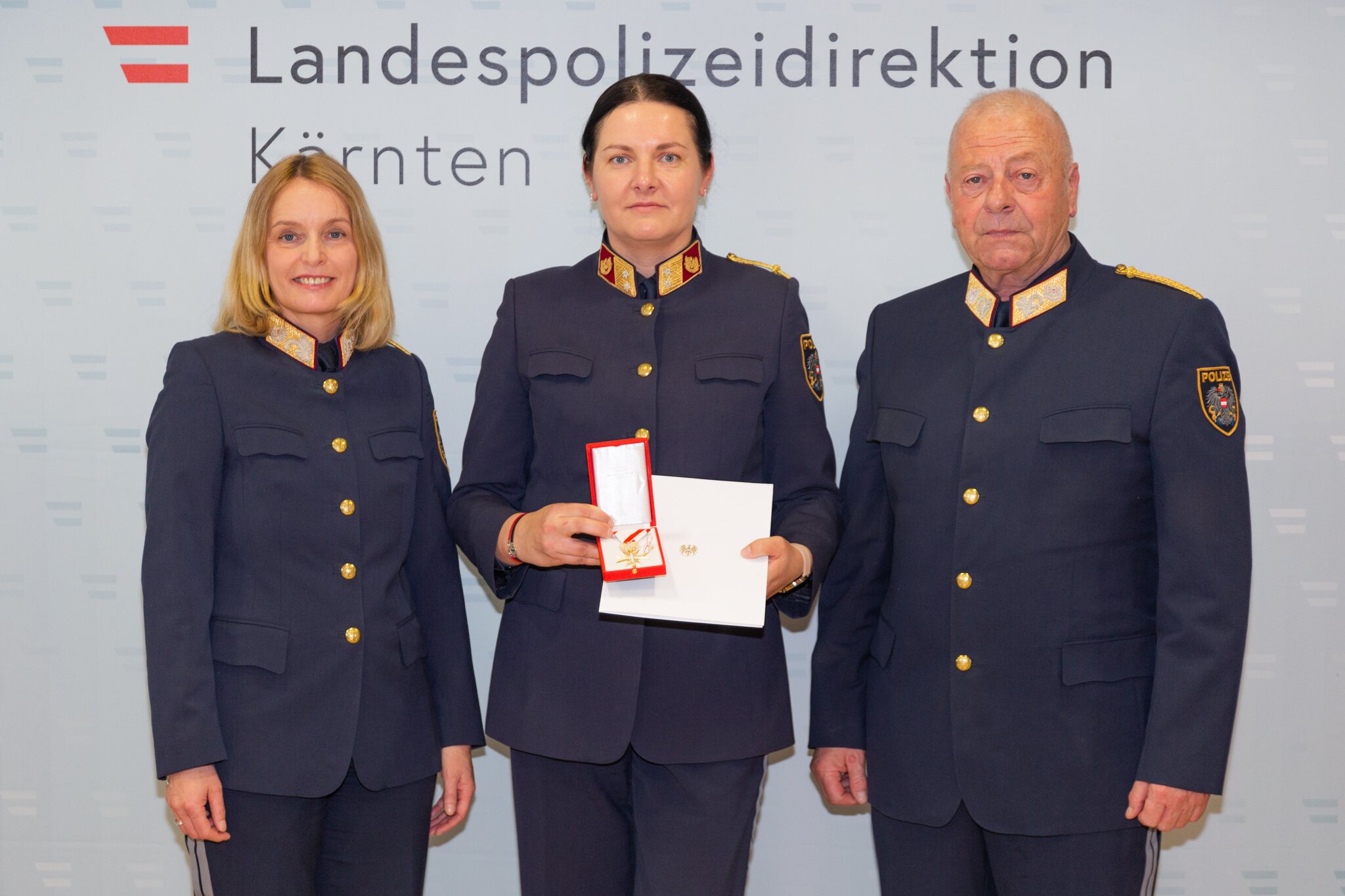 Ehrung und Bestellung: Festakt in der Landespolizeidirektion - St. Veit