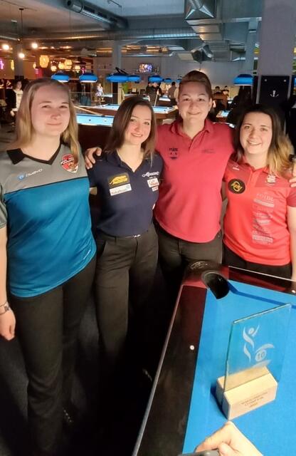 3. Platz durch Marion Winkler beim Damen Grand Prix im Poolbillard in ...