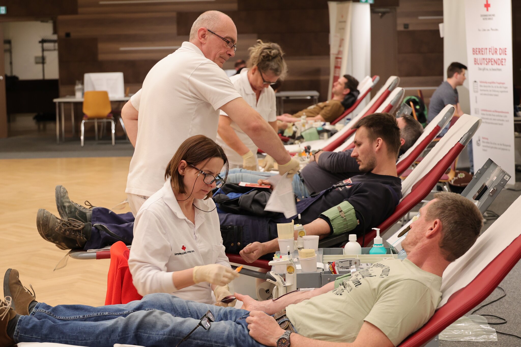 Blutspendeaktion in Hollabrunn: 276 Blutkonserven abgezapft - Hollabrunn