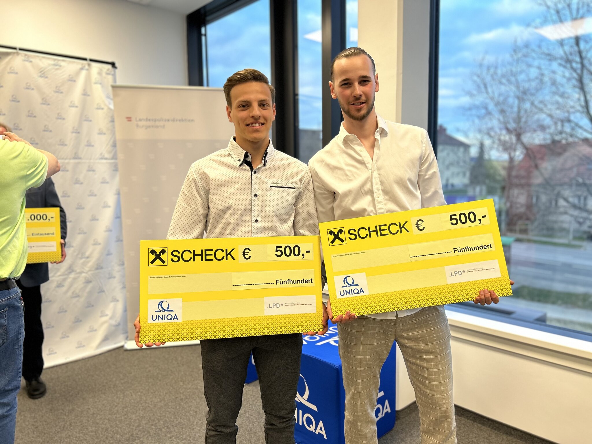 Sicherheitsverdienstpreis: Niki Maslowski und Sandro Schendl geehrt ...