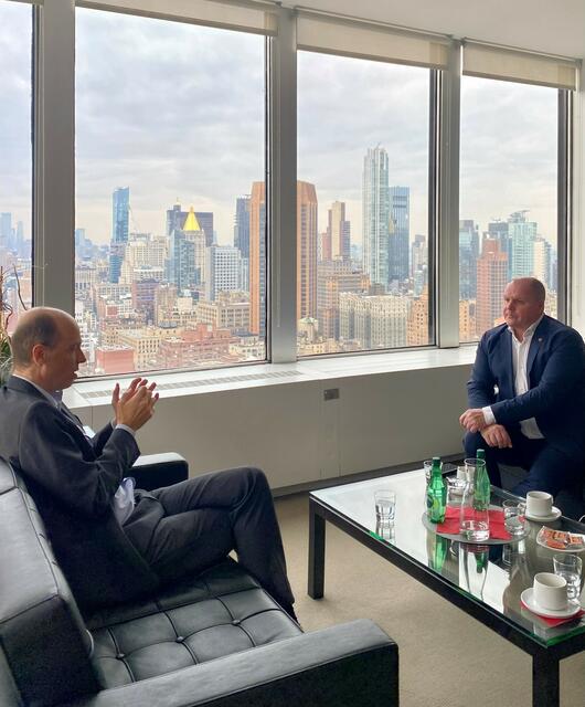 Ybbser Ex-Chef auf Reisen: Alois Schroll zu Besuch in New York - Melk
