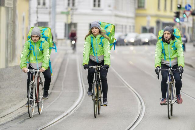Aus Grün wird Pink in Wien: Mjam verwandelt sich in Lieferservice Foodora - Wien