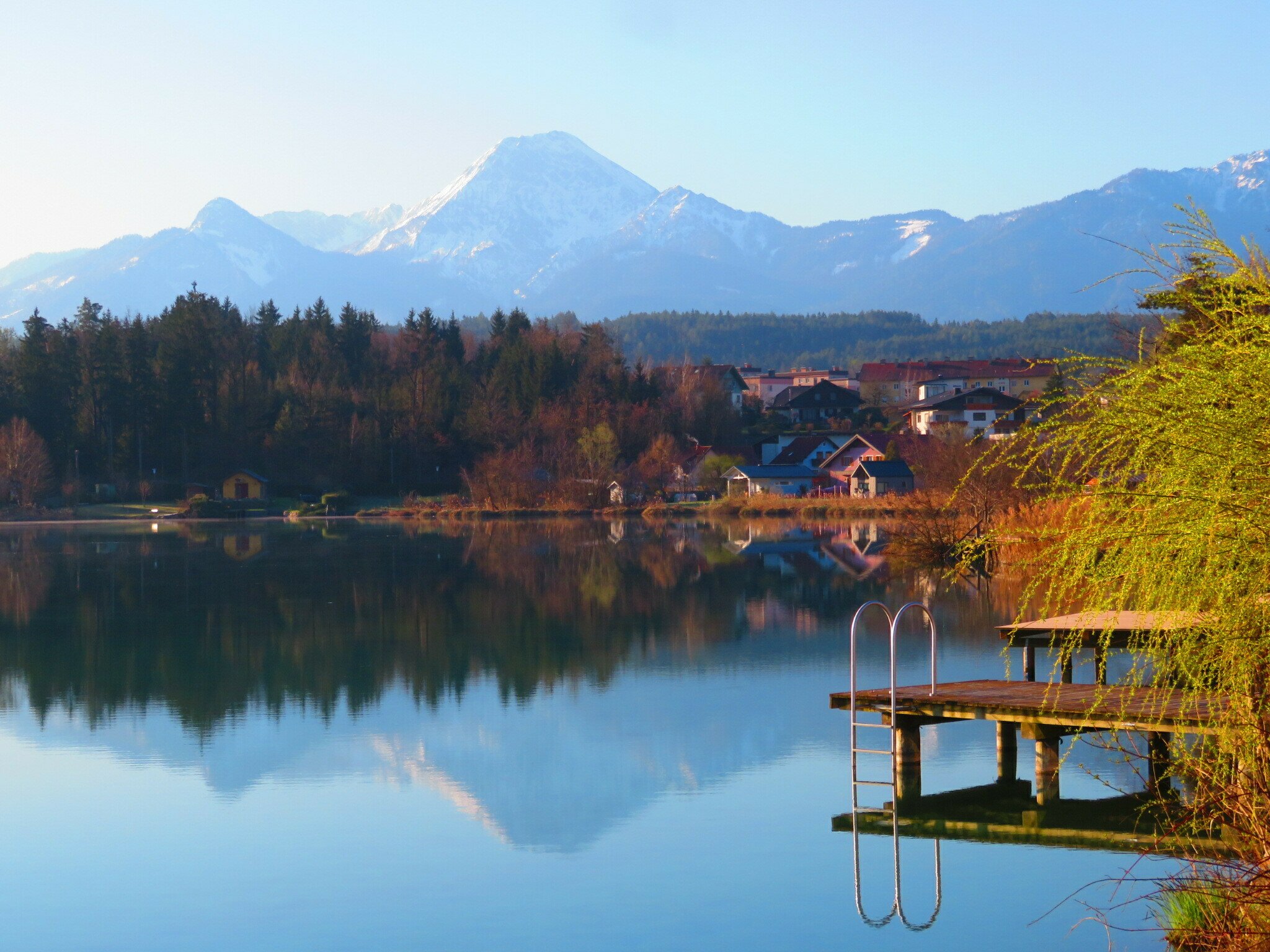 Magdalenensee: Morgens am See - Villach