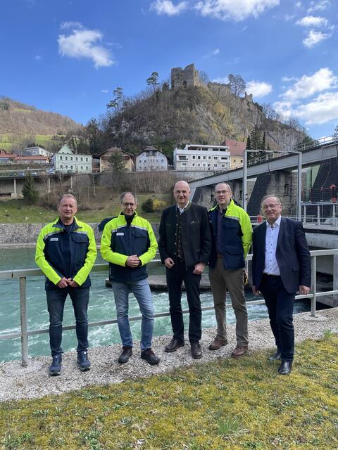 Ennskraftwerk Losenstein: OÖ-Politiker besuchen KW-Losenstein - Steyr ...